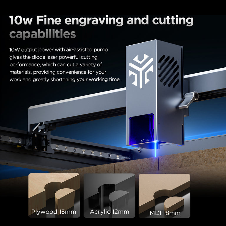 ACMER P2 Laser Engraver, 20000-33000mW Output Laser Cutter, Laser Engr ...